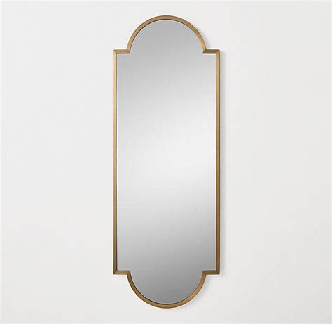Brass Thin Frame Full Mirror Products Bookmarks Design Inspiration