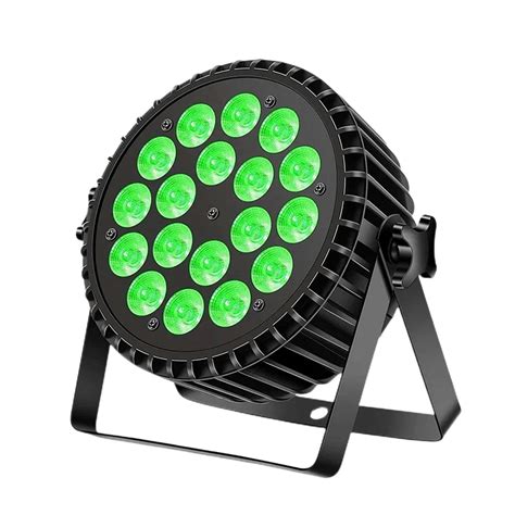 알루미늄 합금 Led Par 18x18w Rgbwa Uv 조명 6in1 Led 조명 Dmx512 디스코 조명 전문 무대