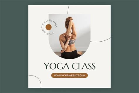 Venna Yoga Class Instagram Post Template Design Template Place