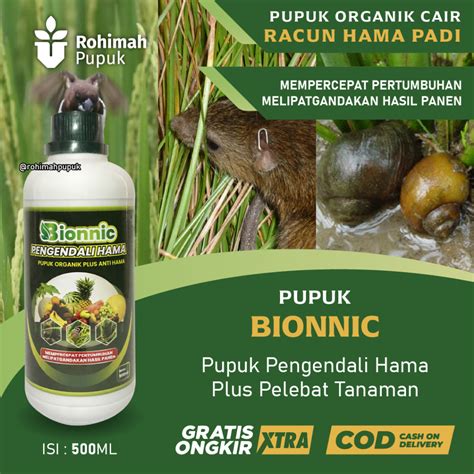 Jual REKOMENDED Pupuk Pengusir Hama Padi Sawah Obat Semprot Organik