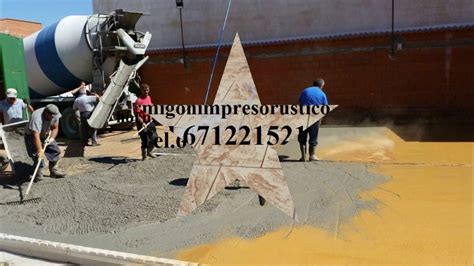 Hormigon Impreso Particulares Benilloba Alicante Alacant Tel