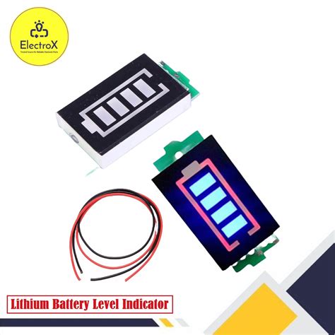 Battery Level Indicator 1s To 8s 37v Battery Electroxbd