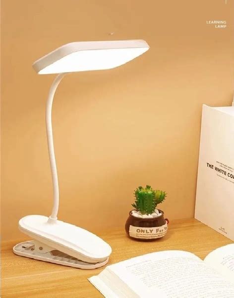 Настольная офисная лампа Solar Lamp Гибкая на прищепке Прищепка
