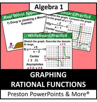 Alg 1 Graphing Rational Functions And Inverse Functions In A PowerPoint