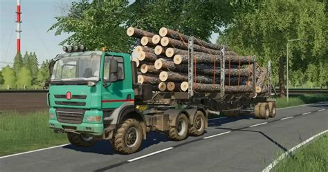 MANAC 45FT LOG TRAILER Forbidden Mods Einfach Verboten Gut