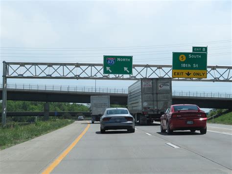 Kansas Interstate 635 Northbound Cross Country Roads