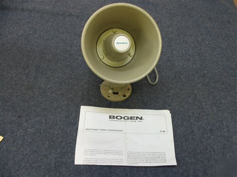 Bogen Model Ih 8a Reentrant Horn Loudspeaker 625