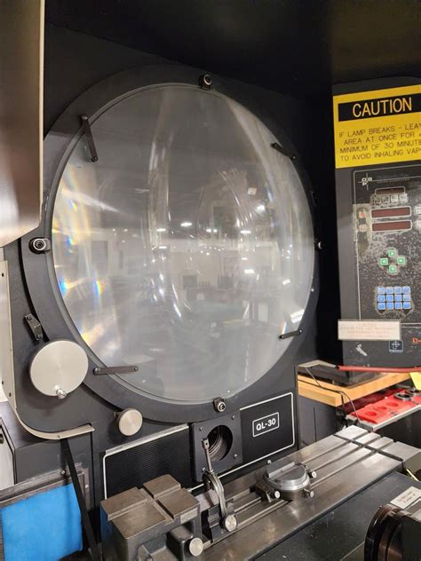 Ogp Ql 30 Large Optical Comparator W Di Metric Plus Vision Computer