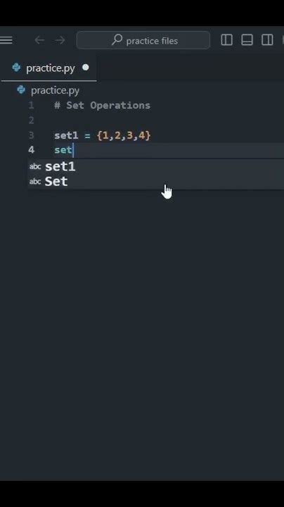 Set Operations Python Pythonprogrammingcodinglearnpython Pythonforbeginners Youtube