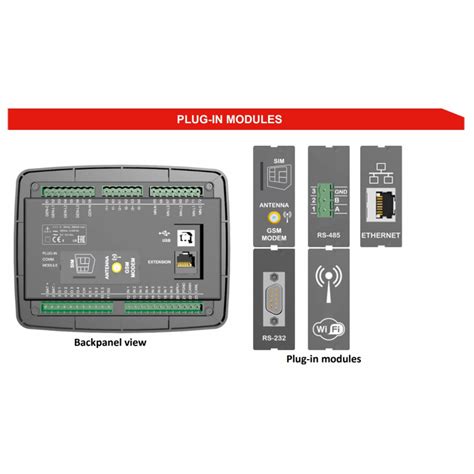 Datakom D 300 Mk2 Multifunctional Generator Controller With Mpu J1939 Ats Amf Avr Ecm Dkg