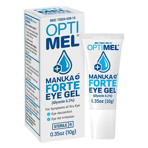 Optimel Manuka Honey Forte Eye Gel 10g Dry Eye Treatment And Relief Eyelid Gel Blepharitis