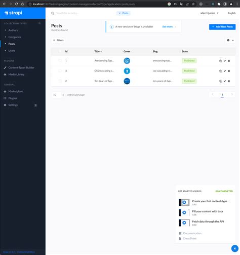 GitHub Adercijr Blog FullStack