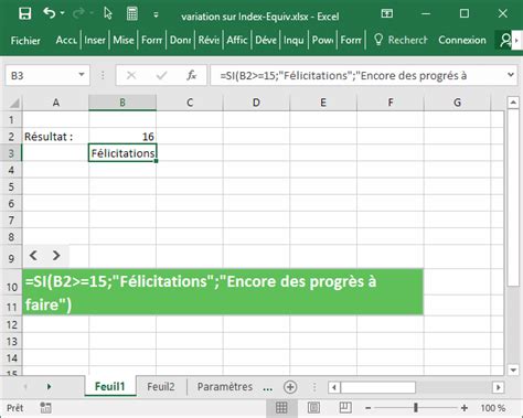 Comment Faire La Fonction Si Sur Excel Image To U