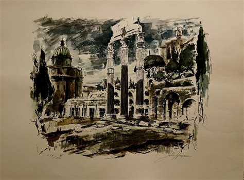 Unknown Roma By Unknown Artist Limited Edition Lithograph Signed