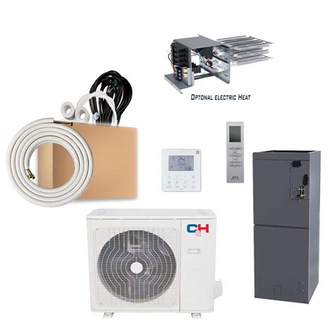 Cooper And Hunter Multi Position 24 000 Btu 2 Ton Mini Split 21 Seer Duct Air Conditioner With