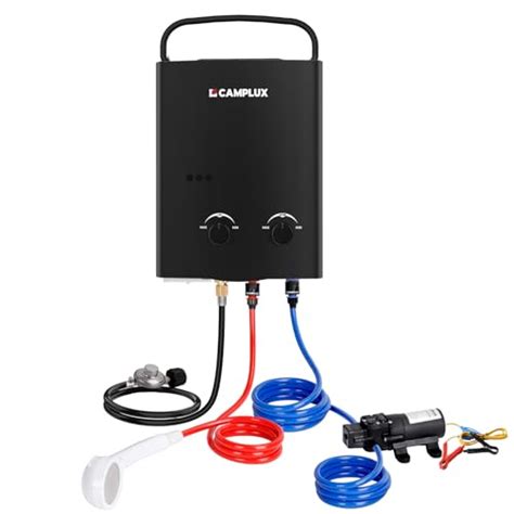 Camplux 5l Portable Propane Gas Tankless Water Heater 132 Gpm