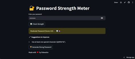 Giaic Python Streamlit Project Learning Passwordsecurity