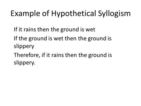 What Is Hypothetical Syllogism And Hypothetical Syllogism Examples 2025