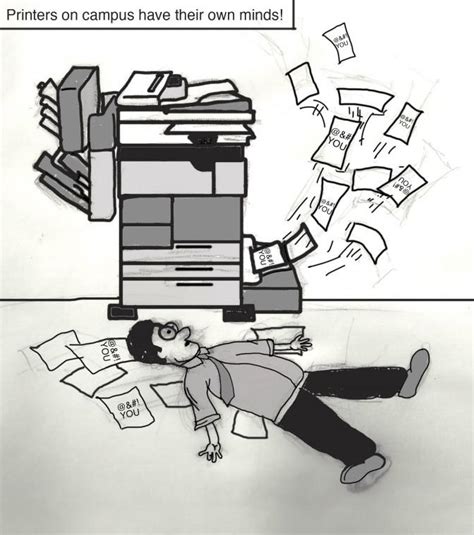 Editorial Cartoon Profane Printing The Daily Eastern News