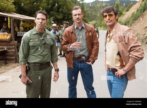 NARCOS L R Maurice Compte Boyd Holbrook Pedro Pascal In The Men Of