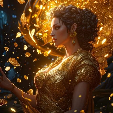 Theia Goddess Of Light And Vision And All Things That Shimmer Ai Generated Artwork