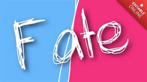 Fate Text Effect Generator