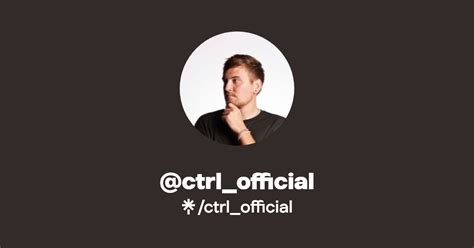 Ctrl Official Instagram Linktree