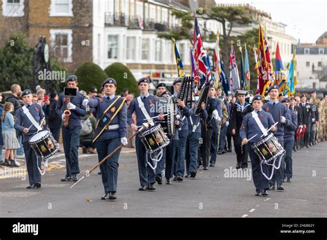 1312 Southend On Sea Squadron Air Cadets At The Remembrance Sunday