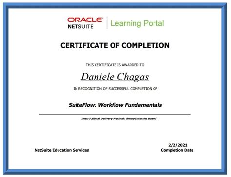 Daniele C On Linkedin Oracle Netsuite Learning