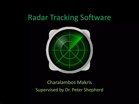 Radar Tracking Software Using Matlab Ppt