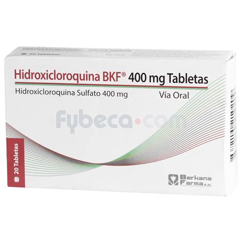 Hidroxicloroquina Bkf 400 Mg Caja Fybeca