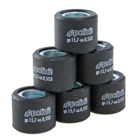 Variator Rollers Polini 20x17 Mm 15 7g 6 Pcs Sip Scootershop