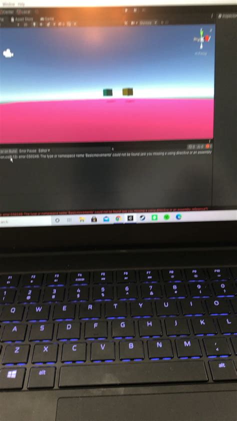 bug or glitch help i m new r unity3d