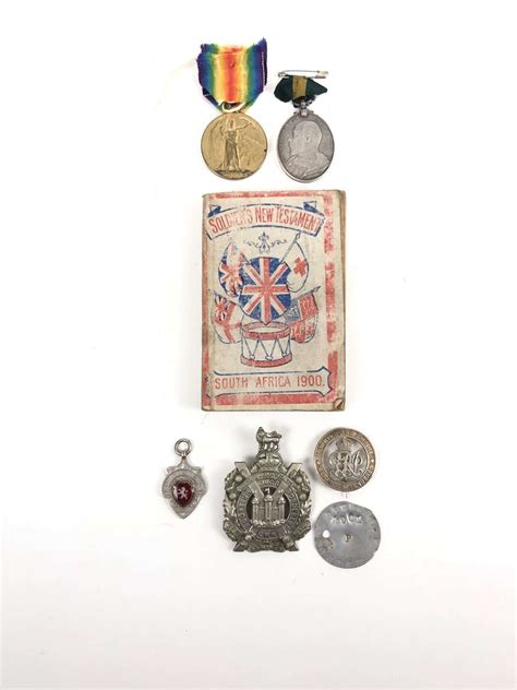 Kosb Boer War Ww1 Medals Badges Etc