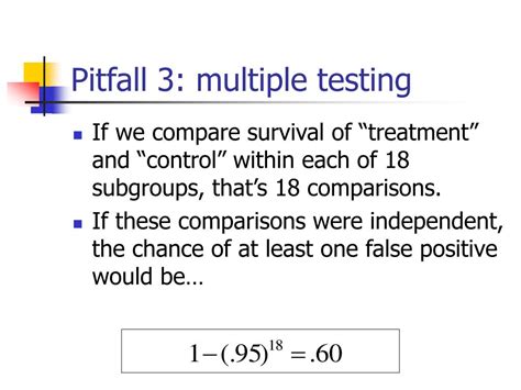 Ppt Statistical Inference Ii Pitfalls Of Hypothesis Testing