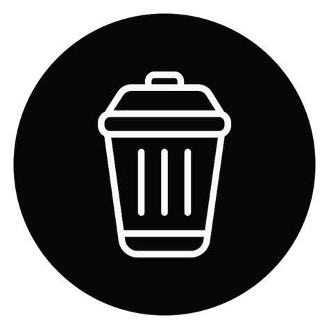 Premium Vector Trash Can Vector Illustration