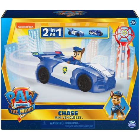 SPIN MASTER Psi Patrol The Movie Chase Mini Pojazd 2w1 Radiowóz i Motocykl 6060771 Figurka
