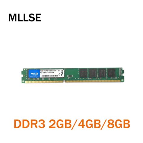 Mllse New Sealed Dimm Ddr3 1333mhz 4gb Pc3 10600 Memory For Desktop Ram