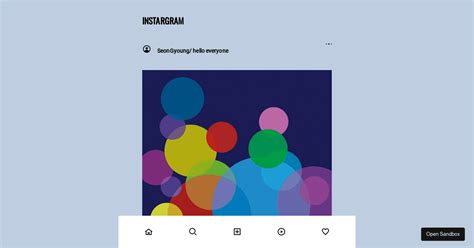 Live Vue3 Insta Codesandbox