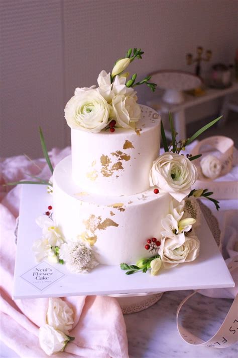 강남 생화케이크 2단 플라워케이크 환갑 칠순 팔순 구순케이크 생일케이크 커스텀케이크 주문제작 후기 네이버 블로그