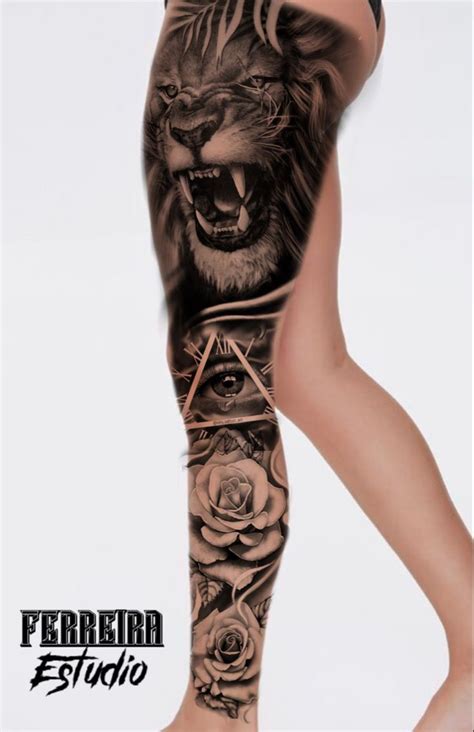 Fechamento De Perna Feminino Tatuagens Nas Pernas De Mulheres