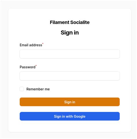 Filament Login With Google Using Laravel Socialite