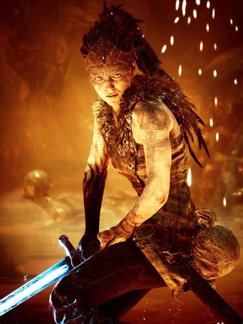 Hellblade Senuas Sacrifice Warrior Woman Viking Warrior Sacrifice