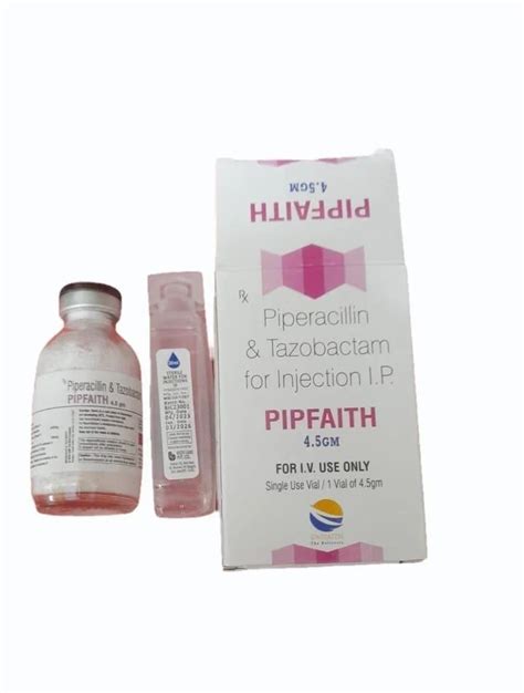 Piperacillin Tazobactam Injection IP 4 5 G At Rs 300 Box In Mumbai
