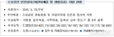 서울시 소상공인 제품 안전성검사비 최대 100 지원 공감언론 뉴시스통신사