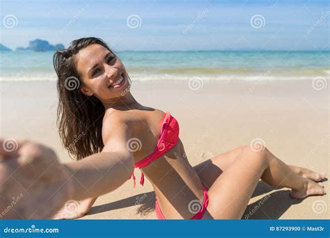 Bikini Beach Selfie
