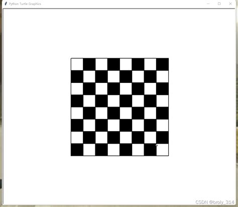 画国际象棋盘（python实现）jupyter国际象棋棋盘 Csdn博客