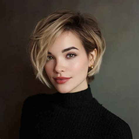 Kitty Cut Short Hair