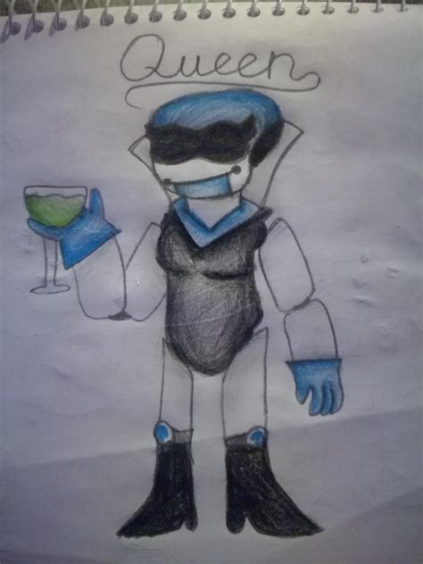 Tried To Draw Queen More Robot Ish R Deltarune