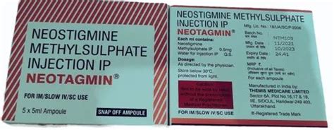 Neotagmin Neostigmine Methylsulphate Injection At ₹ 2441vial In Nagpur